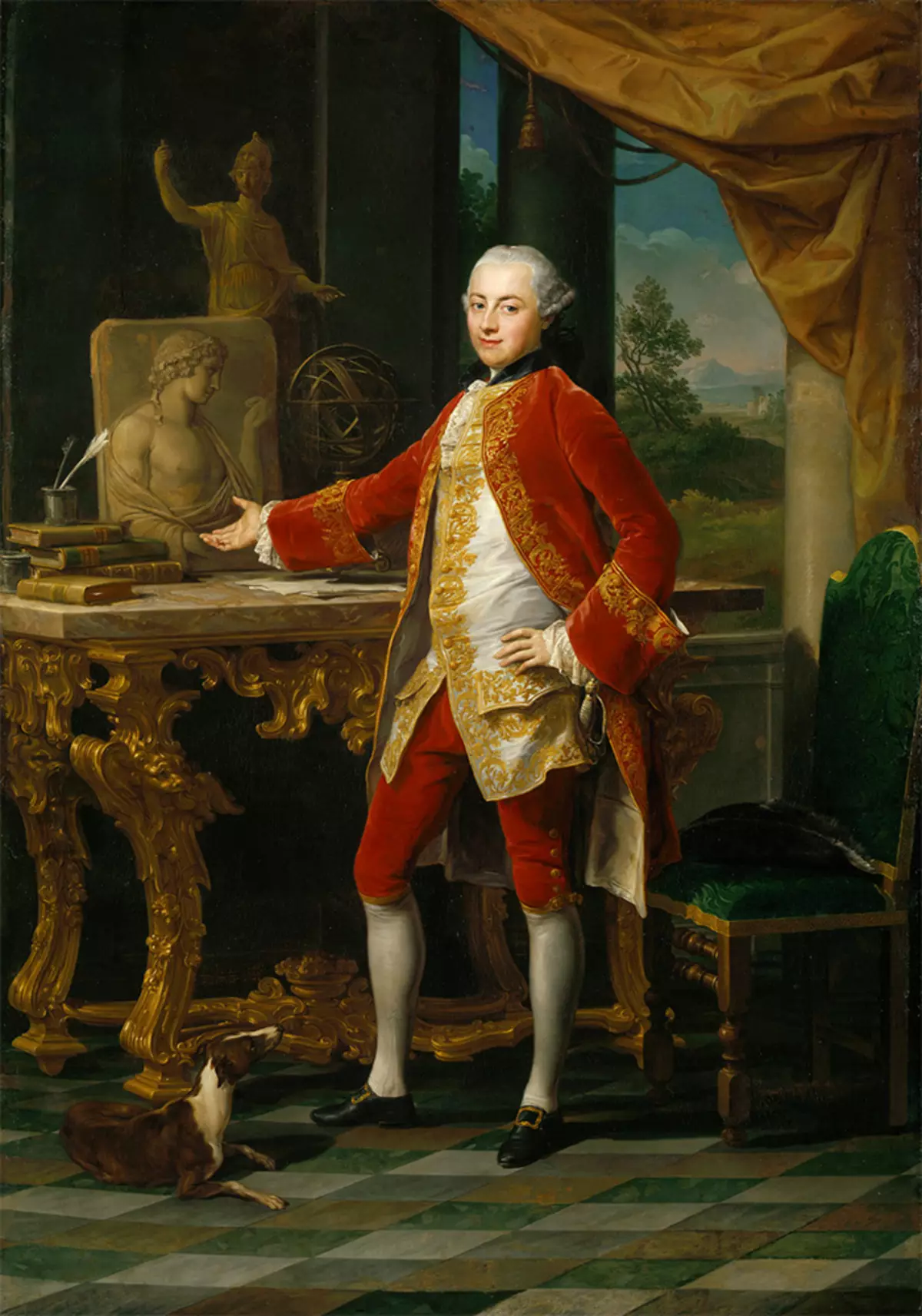 Portrét mladého muže. Pompeo Batoni. 1760 -...