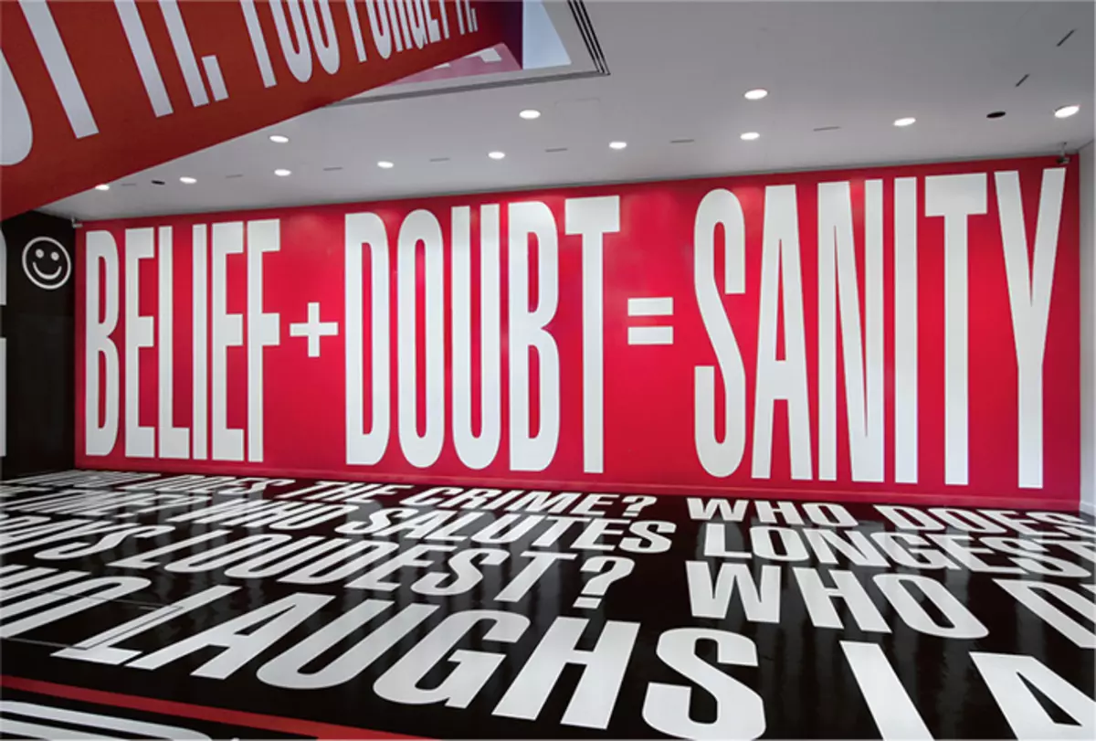 Barbara Kruger. Tros + tvivel. 2012-2014 ...