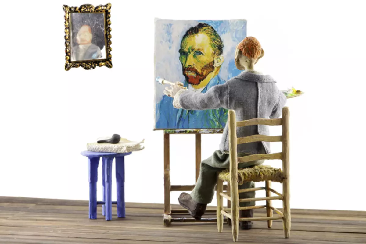 Hnub Friday kev sib tham hauv cov duab tha xim: Vincent Van Gogh, "cov neeg teev ntuj taug kev. Lub ob hli ntuj "