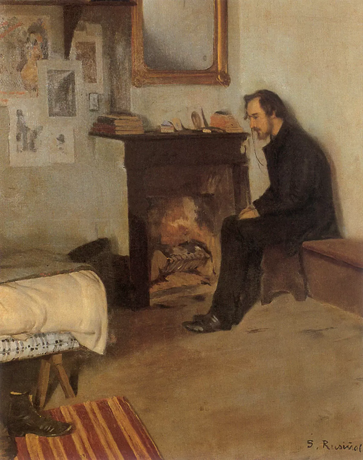 Eric Sati bydliště. Santiago Ruzynol. 1891 & nbsp ...