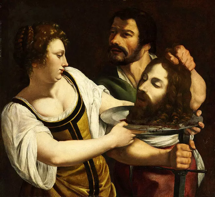 Salome met het hoofd van Johannes de Doper. Artem ...