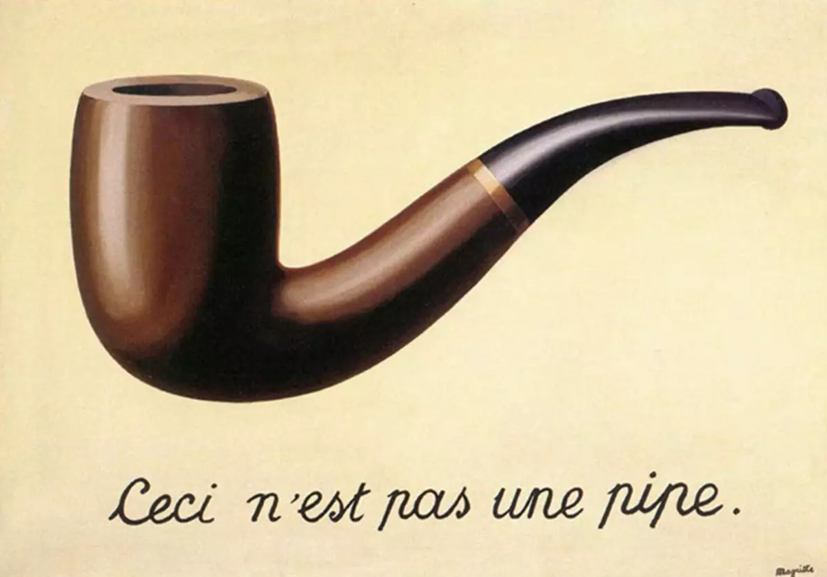 Toto nie je slúchadlo. Rene Magritte. 1829 rok