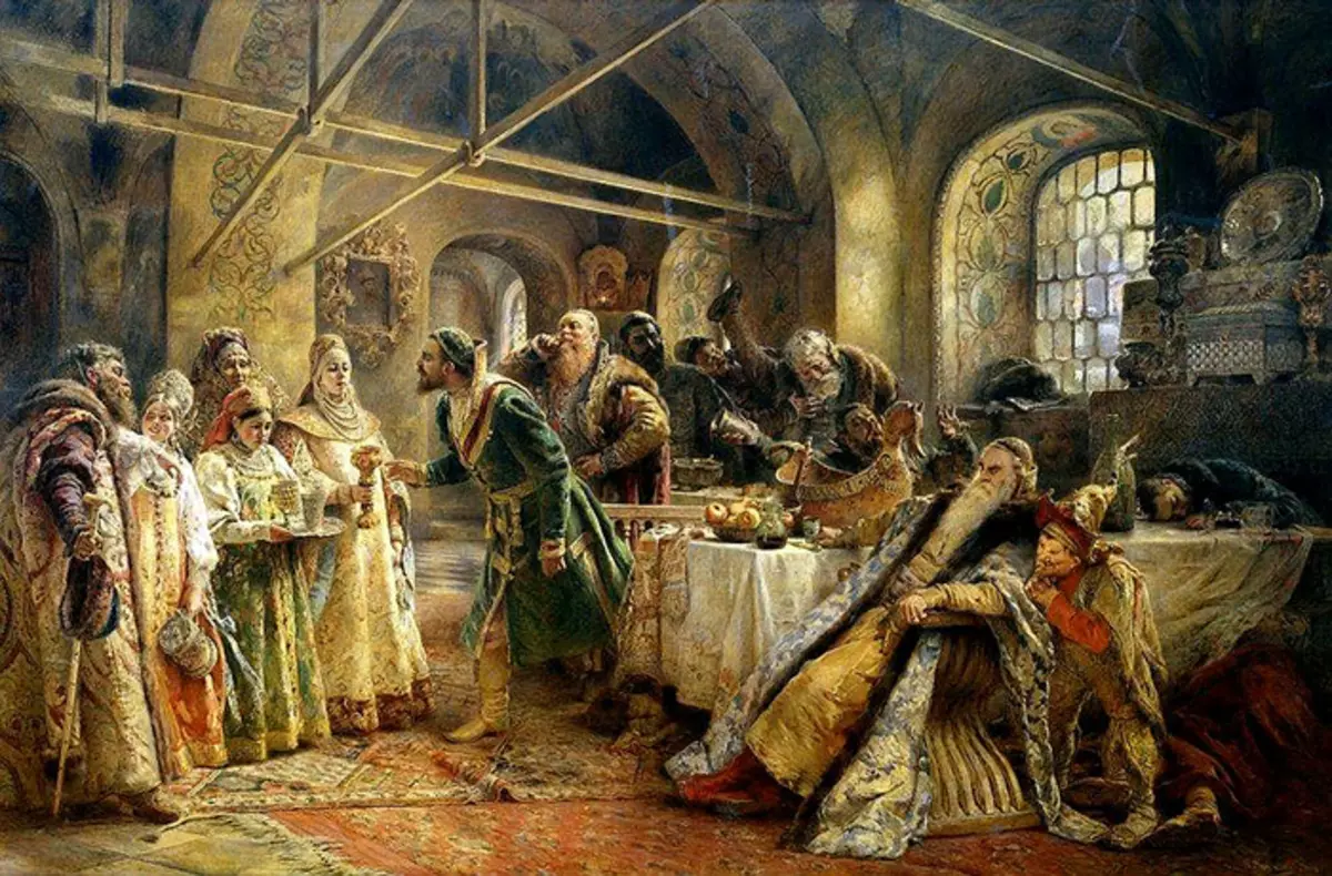 Bico ritual. Konstantin Makovsky. 1895 & nb ...