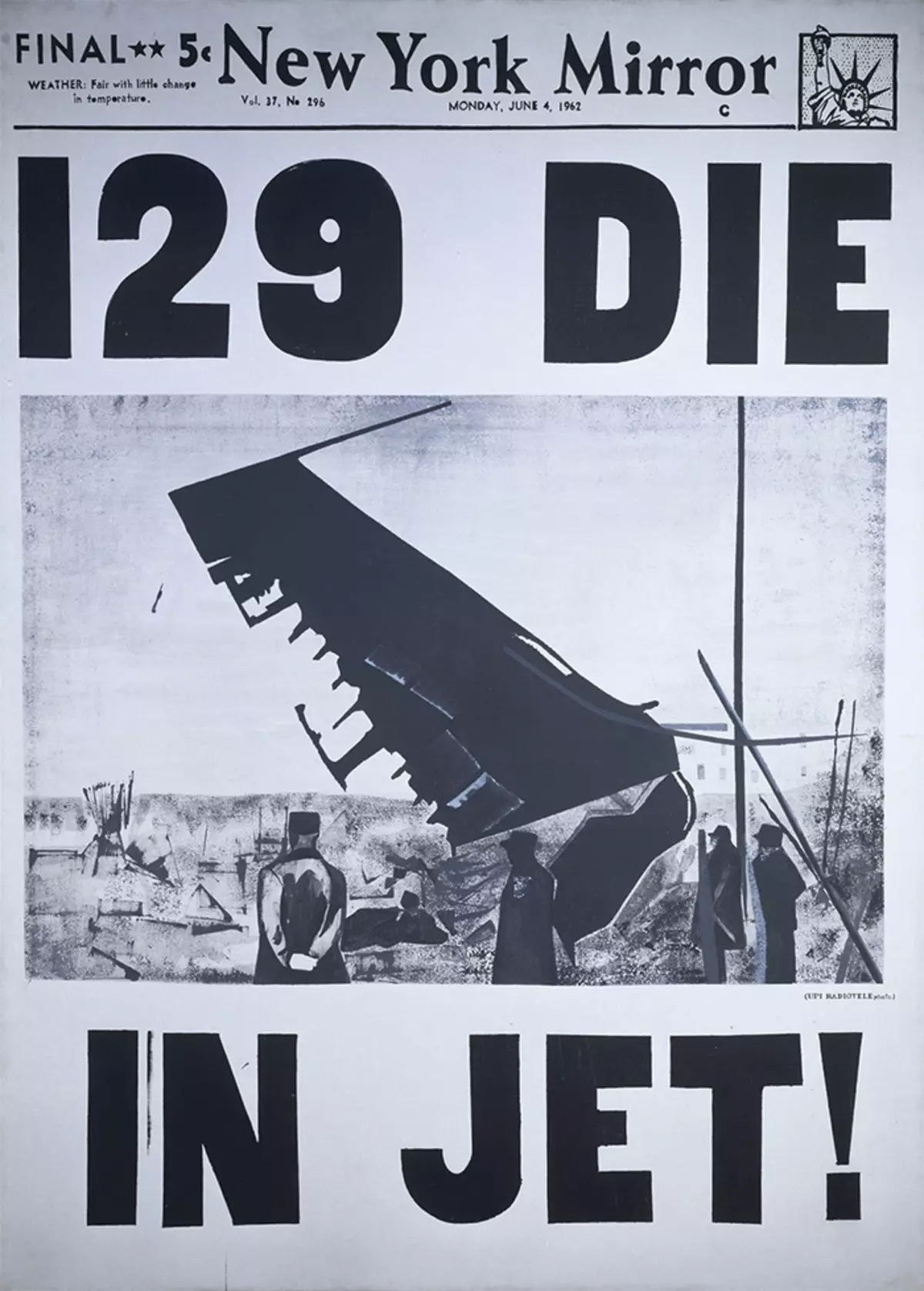 129 загинати во авионот! Енди Варчо. 1962 ...