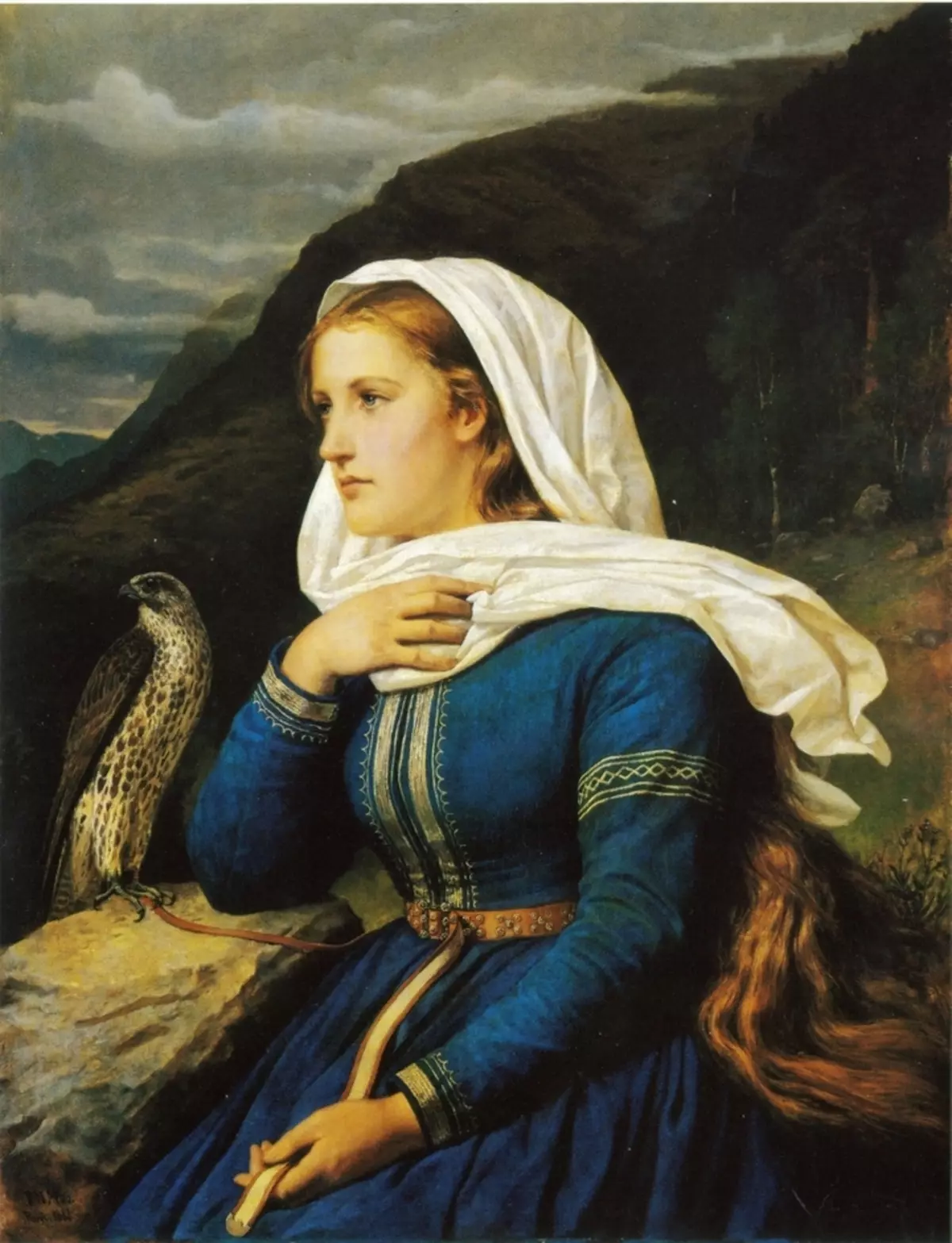 Ingeborg. Peter Nikolai Arbo. 1868 leto