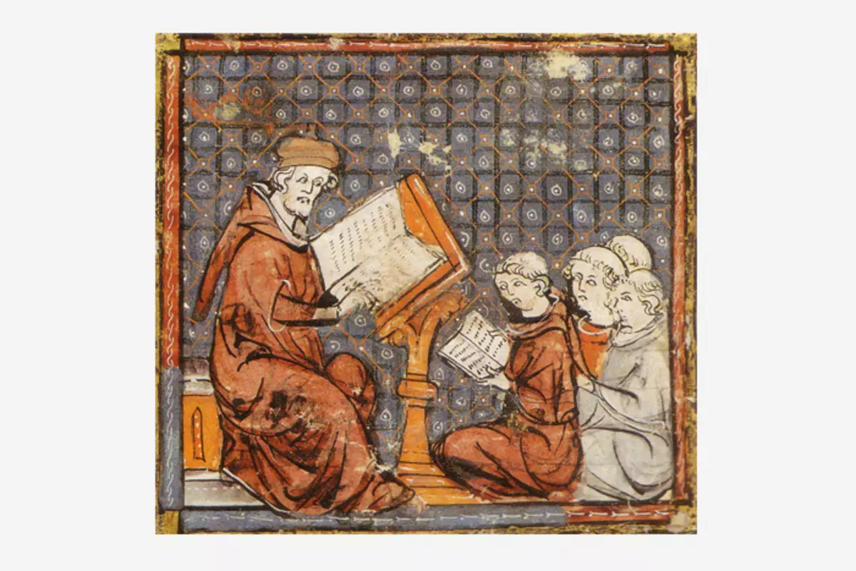 lesson, france, end of the XIV century