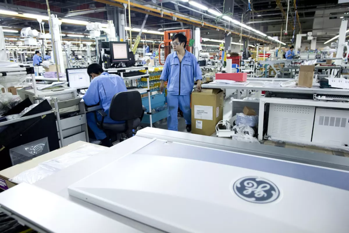 GE Healthcare i Beijing © Bloomberg