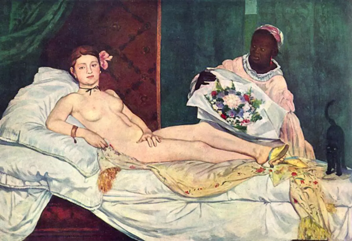 "Olympia" de Manet d'Eduardo