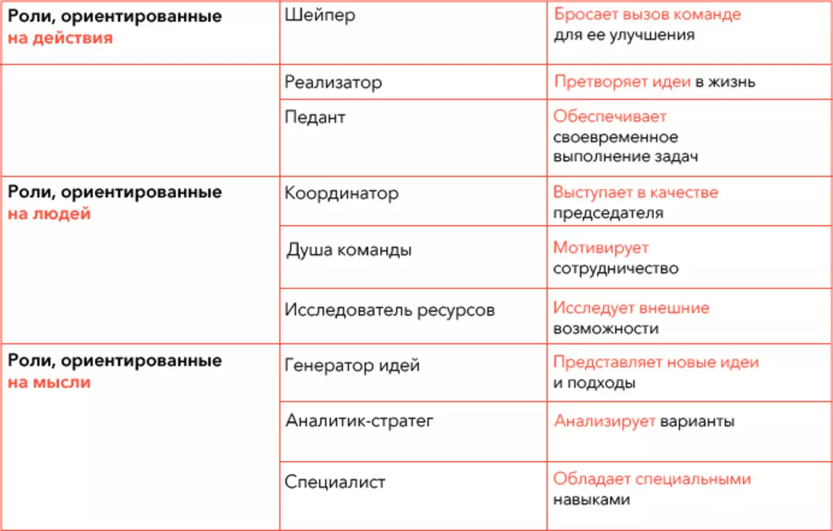 Shaiper, analitik ali duša: vloge ljudi v ekipi 8956_1