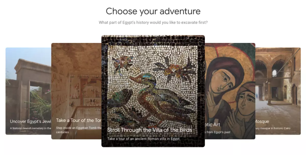 Google запустила віртуальні екскурсії по визначних пам'ятках Стародавнього Єгипту