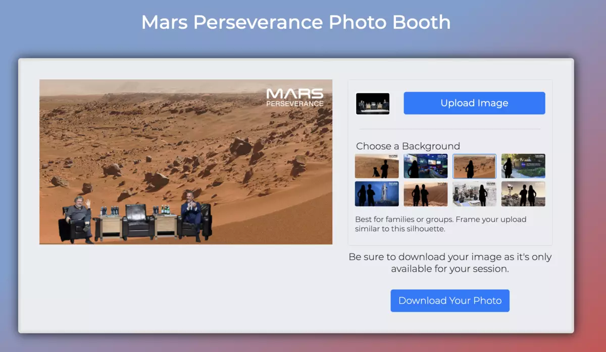 Web Sitesi: Mars'ta "Fotoğraflar"