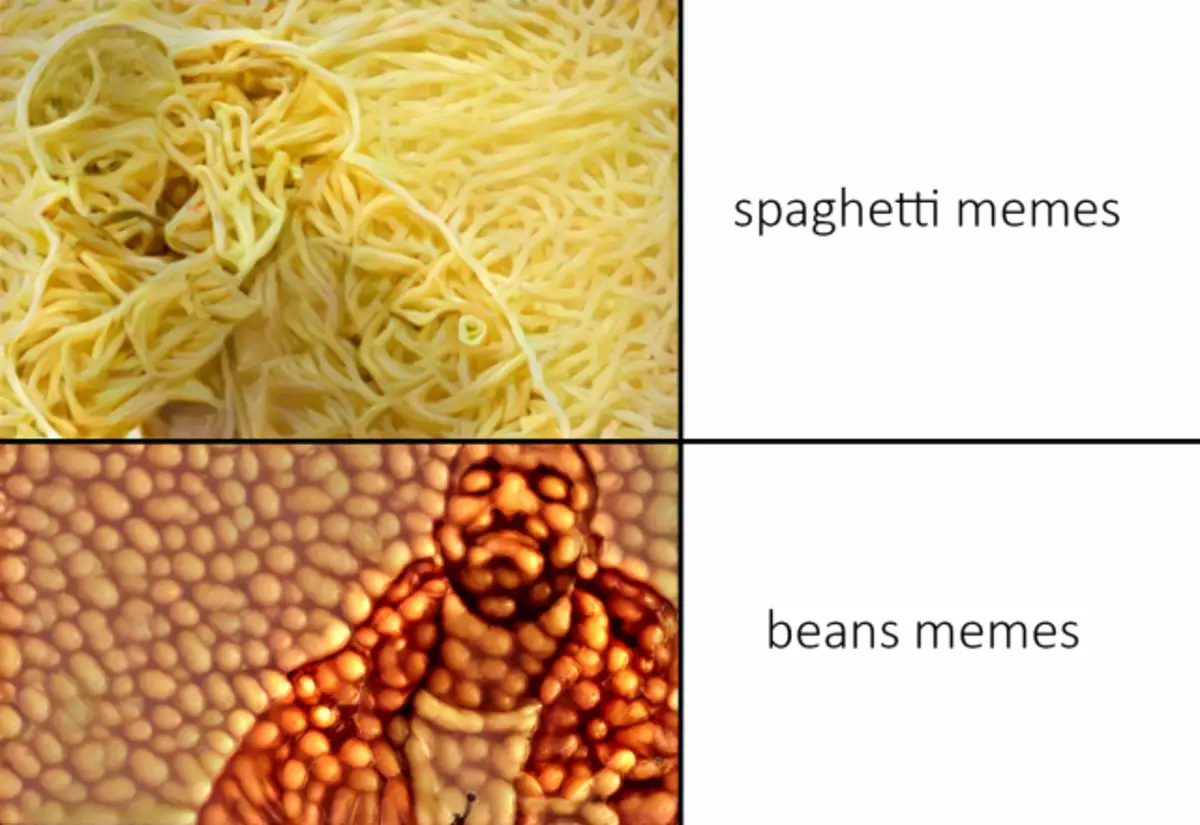 Memes ຈາກມັນຕົ້ນ, ຖົ່ວແລະ spaghetti: ໃນເຄືອຂ່າຍສັງຄົມຈື່ໄດ້ບໍລິການ Ostagram ລັດເຊຍ 1781_4