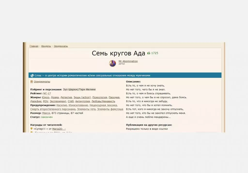 Гей-сэкс, літаратурная анархія і старое добрае ультранасилие: што такое фанфікі і хто іх чытае? 6050_8