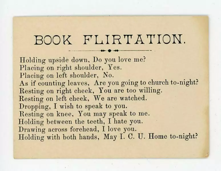 Hoe flirtte in het Victoriaanse tijdperk 6775_1