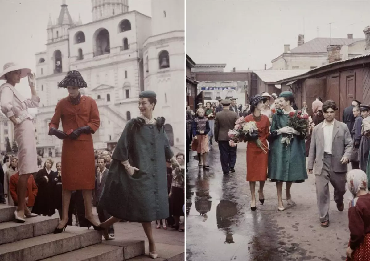 Normale pak, botsing in stewels en 'n rok met trekkers: mode-geskiedenis in die USSR 8028_17