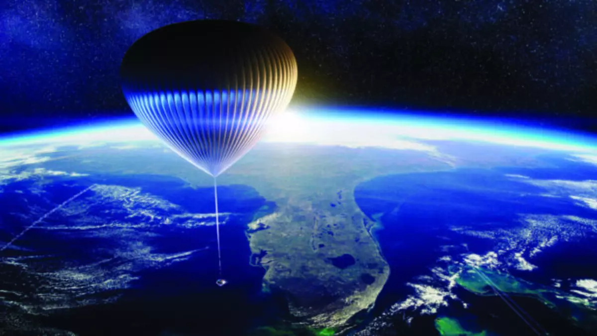 American Startup vil kjøre folk i stratosfæren i en ballong 8908_2